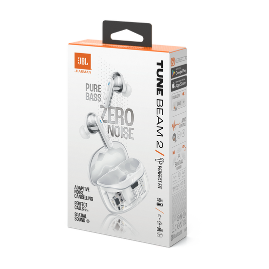 JBL Tune Beam 2 Ghost Edition | Earbud Peredam Kebisingan Nirkabel ...