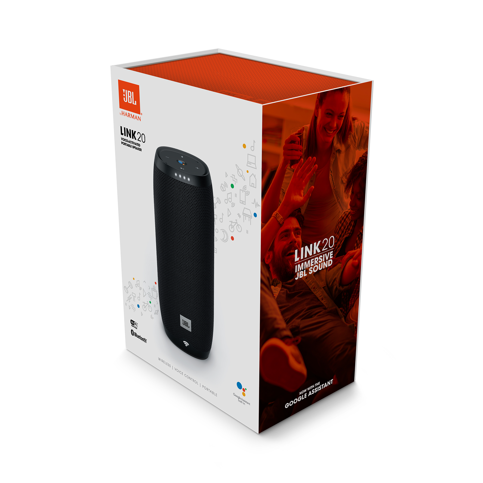 JBL Link 20 | Speaker portabel yang diaktifkan oleh suara
