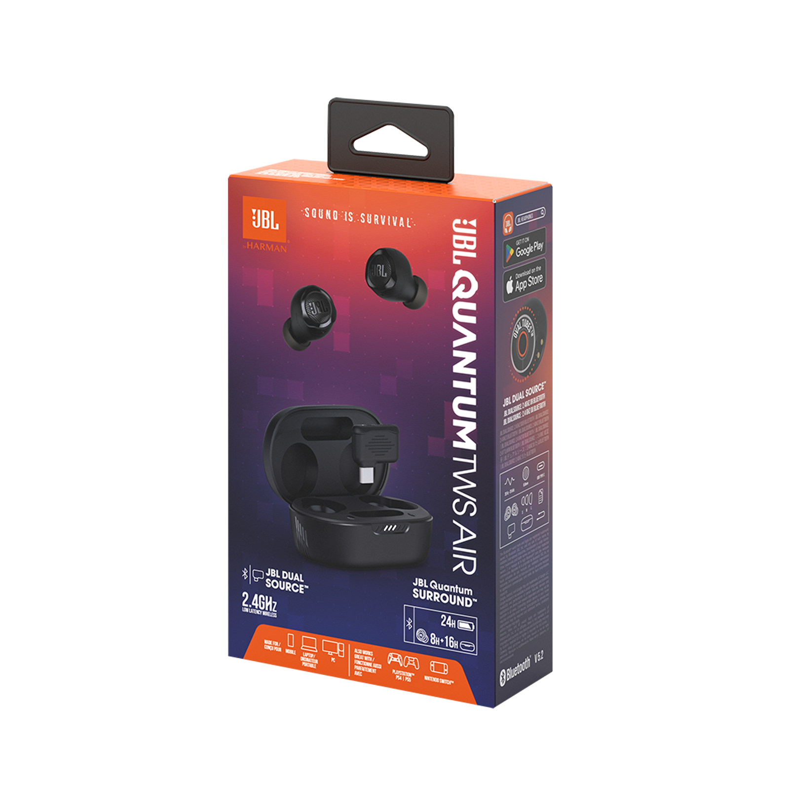 JBL Quantum TWS Air | Earbud gaming nirkabel sejati