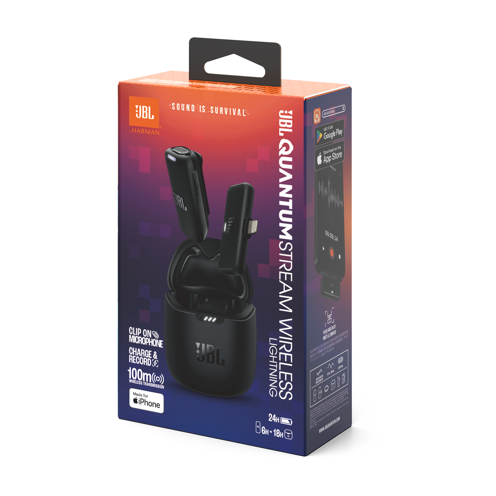 JBL Quantum Stream Wireless Lightning | Mikrofon streaming nirkabel ...