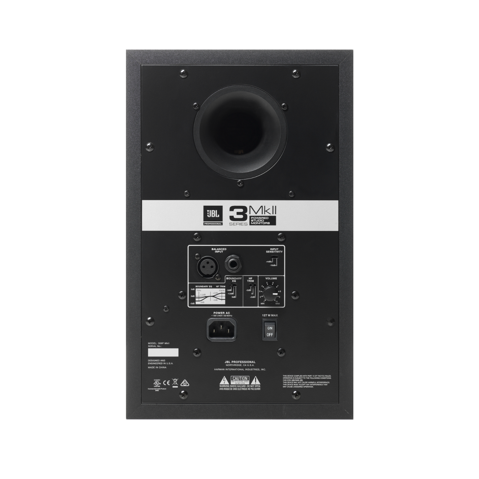 JBL 306P MkII | Speaker Monitor Studio Aktif Two-Way 6" (15.24 cm)